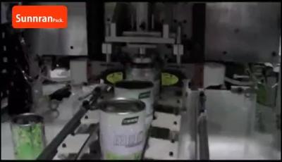 China Automatic Round Tin Can Making Machine 35-60 CPM for 1-5L Paint and Food Cans for sale