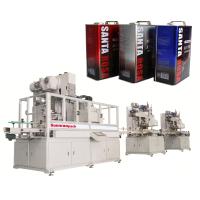 China Rectangular Oil Can Making Machine 40CPM Production Line for 1-5L Cans with 25Kw Power for sale