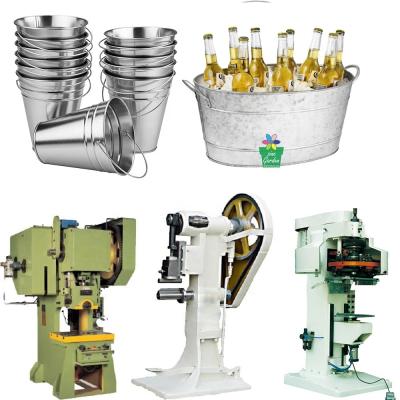 China Beer Bucket Tin Box Making Machine - Semi-Auto 10-20 Buckets/Min & Auto 30-45 Buckets/Min Production Lines for sale