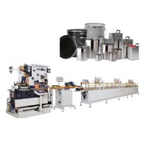 China Metal Paint Bucket Making Machine 35CPM with 6050x1900x3100mm Dimensions for Industrial Production for sale