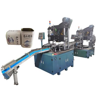 China Automatic Tin Box Making Machine 290mm Fancy Can 50 Cans/Minute with PLC Control and Servo Motors for sale