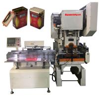 China Sunnran Tin Box Making Machine 50 CPM for 35mm Height Can with PLC Control and Servo Motor System for sale