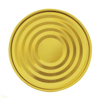 China 283mm Metal Paint Can Lids 0.23mm Thickness 10mm Depth Bottom for 10L-20L Containers for sale