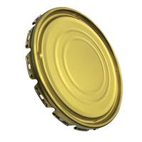 China 20L Metal Can Lid 283mm Diameter 10mm Depth Toyo Iron Tinplate Castellated Cover for Paint Containers for sale