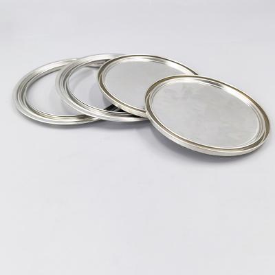 China D172 Tin Can Lids & Bottoms 74mm-176mm Diameter for 0.3L-5L Paint Chemical Containers CE Certified for sale