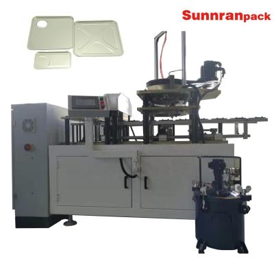 China Compound Lining Lid Making Machine 60EPM Speed with CE Certificate for Square and Rectangular Ends 180-250mm for sale