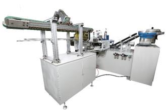 China Automatic Paint Can Lid Production Line 40CPM 0.12mm Thickness with Mitsubishi PLC Control for sale