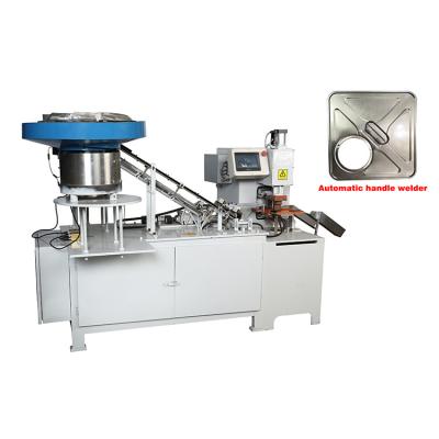 China Automatic 4L Lid Top Spot Welding Machine 380V 40CPM for Metal Can Manufacturing for sale