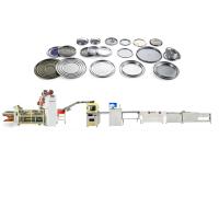 China 50Hz Food Can Bottom Making Machine 120T Force 1100x1100mm Sheet Size Industrial Production Line for sale