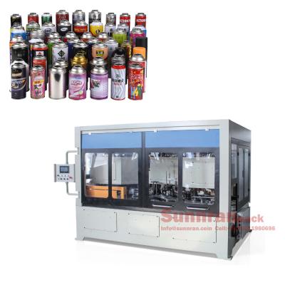 China Aerosol Can Necking Flanging Seaming Combination Machine 45-73mm Diameter 400 CPM Speed for sale