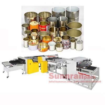 China Automatic Duplex Slitter Beer Canning Machine 0.4mm Sheet Thickness 40 Sheets/Min Production for sale