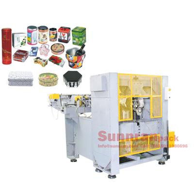 China CE Certified Round Tin Can Making Machine for 300mm Food Beverage Cans - 20-30 CPM Speed, 3.5T Weight for sale