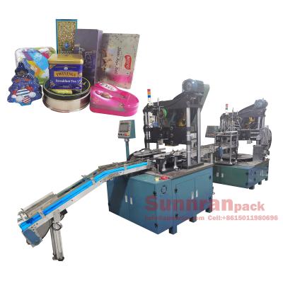 China Decorative Tin Box Making Machine for 200mm Cans 40CPM Production Speed with CE Certification for sale