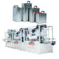 China Rectangular Oil Can Making Machine 40CPM Production Line for 1-5L Cans with 25Kw Power for sale