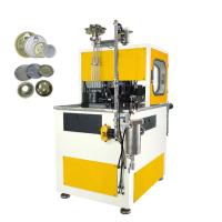 China Automatic Electric Lining Food Can Bottom Making Machine with 3-10 Injection Guns and 300-2000 EPM Capacity for sale