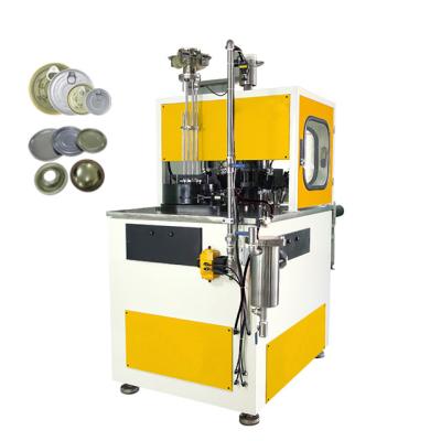 China Automatic Electric Lining Food Can Bottom Making Machine with 3-10 Injection Guns and 300-2000 EPM Capacity for sale