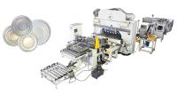 China Metal Lid Food Can Bottom Making Machine 120T Force 25KW Power with CE Certificate for Industrial Production for sale