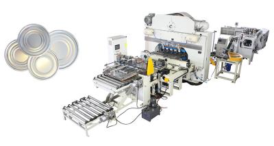 China Metal Lid Food Can Bottom Making Machine 120T Force 25KW Power with CE Certificate for Industrial Production for sale