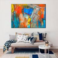 China Unframed Handmade Oil Nature Abstract Canvas Paintings For Livingroom Unique Home Decorative for sale
