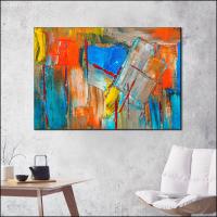 China Unframed Handmade Oil Nature Abstract Canvas Paintings For Livingroom Unique Home Decorative for sale