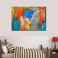 China Unframed Handmade Oil Nature Abstract Canvas Paintings For Livingroom Unique Home Decorative for sale