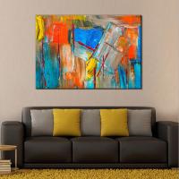 China Unframed Handmade Oil Nature Abstract Canvas Paintings For Livingroom Unique Home Decorative for sale