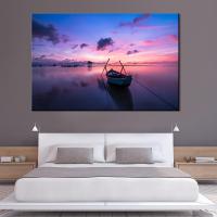 China Handcrafted Multicolor Landscape Canvas Prints / Oil Painting For Home Decor for sale