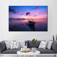 China Handcrafted Multicolor Landscape Canvas Prints / Oil Painting For Home Decor for sale