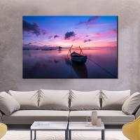 China Handcrafted Multicolor Landscape Canvas Prints / Oil Painting For Home Decor for sale