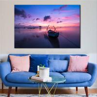 China Handcrafted Multicolor Landscape Canvas Prints / Oil Painting For Home Decor for sale