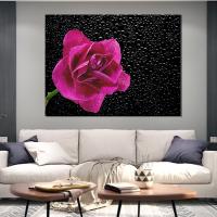 China Big Size Flower Different Images Handmade Oil Painting Canvas Prints For Wall Decoration for sale