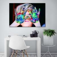 China Happy Baby Oil Painting One Panel Large Size Wall Decoration Best Sales for sale