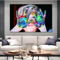 China Happy Baby Oil Painting One Panel Large Size Wall Decoration Best Sales for sale