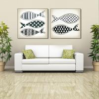 China Fish Images Canvas Prints Spray Painting Popular In The Europe Market Minimalist Modern Design for sale