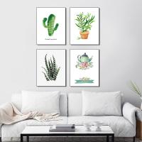 China Small Cute Plants Design Canvas Prints For Wall Decoration Office Or Home Decoration for sale