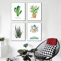 China Small Cute Plants Design Canvas Prints For Wall Decoration Office Or Home Decoration for sale
