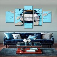 China Creative Wall Decoration Office Decor 5-panels canvas prints in the room wall or door for sale