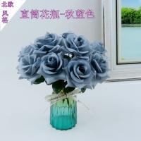 China Indoor And Outdoor Decor Flowers Party Decoration Artificial Rose Flowers In Red Color for sale