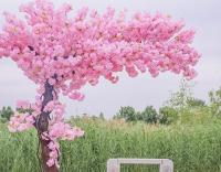 China Popular Artificial Flower For Event Decor Cherry Blossoms In Pink Color Best Sales for sale