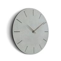 China Eco-Friendly Home Deocration Wall Clock Grey Mdf Silent Wall Clock for sale
