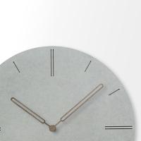 China Eco-Friendly Home Deocration Wall Clock Grey Mdf Silent Wall Clock for sale