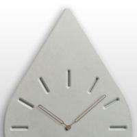 China Teardrop Black 5mm Mdf Wall Clock Home Decoration Silent Wall Clock for sale