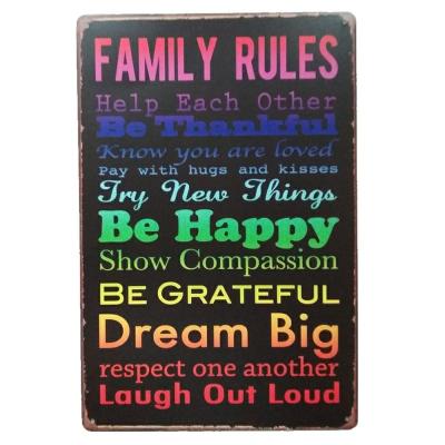 China Colorful Route 66 Funny Metal Sign 20*30cm Or Customize Design Size Home Decoration for sale
