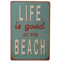 China Retro Decorative Wholesale Custom Design Vintage Beauty Women Tin Metal Sign for sale