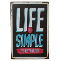 China Retro Decorative Wholesale Custom Design Vintage Beauty Women Tin Metal Sign for sale