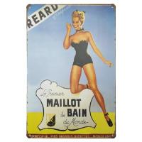 China Metal Poster Revolution Dad's Garage Distressed Retro Vintage Tin Sign for sale