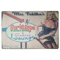 China Metal Poster Revolution Dad's Garage Distressed Retro Vintage Tin Sign for sale