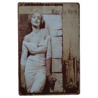 China 20*30cm Rectangular Custom Made Metal Poster, Metal Wall Rock Metal Tin Sign for sale