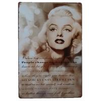 China 20*30cm Rectangular Custom Made Metal Poster, Metal Wall Rock Metal Tin Sign for sale