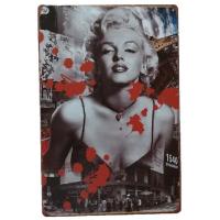 China Wholesale Custom Embossed Home Wall Decor Metal Crafts Vintage Tin Poster Signs Beautiful Girls for sale